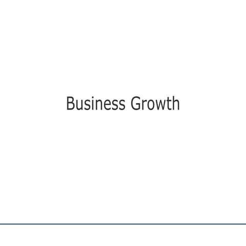 Business Growth | PPT | Mergers and Acquisitions | Business Banking ...