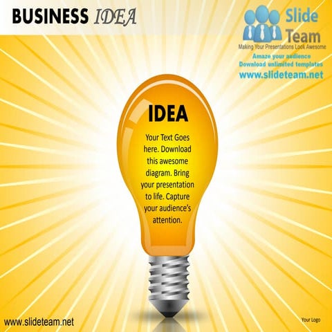 Business idea light bulb clicking shinning innovation decision making ...