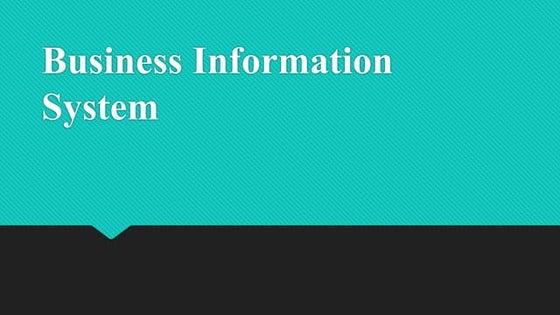 Information system used in mcdonalds | PDF