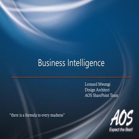 Business intelligence | PPT