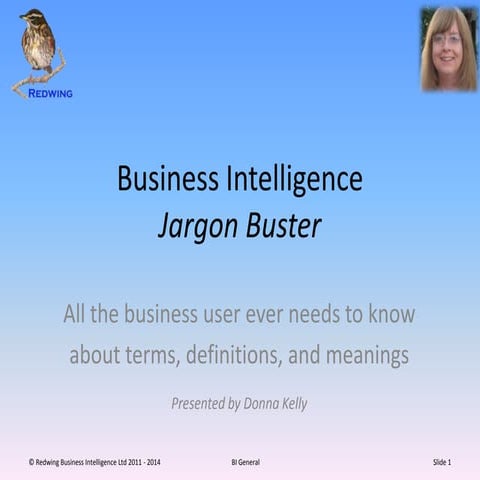 Business Intelligence Jargon Buster | PPSX