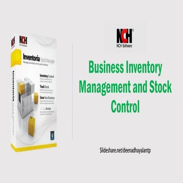 Inventory management and stock control software | Inventoria | PPT
