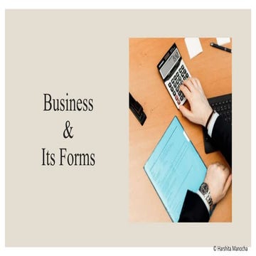 Business and Its Forms | PPT