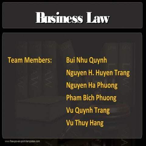 Business law | PPT