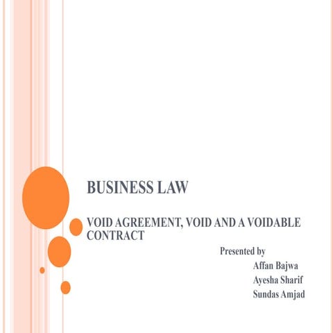 Business law | PPTX