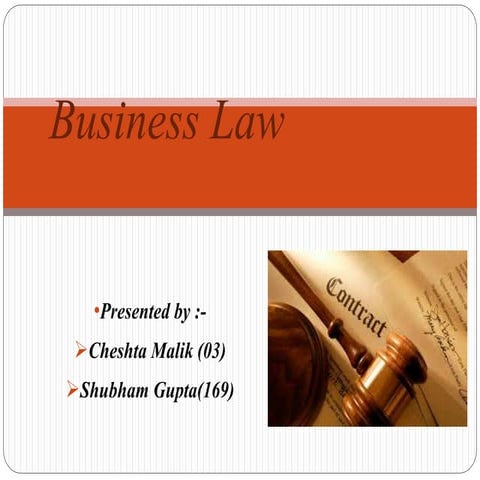 Business law | PPT