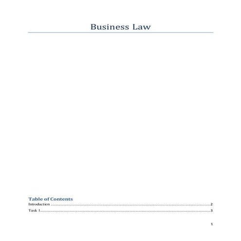 Business law | PDF