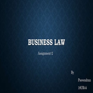 Business law | PPT