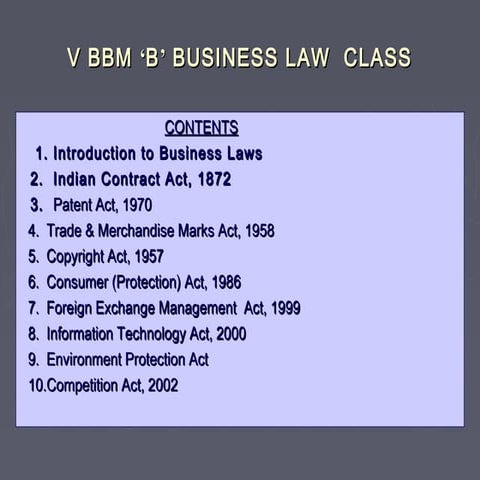 Business law slides | PPT