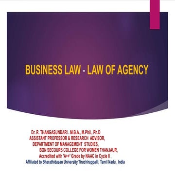 Business law - Law of egency.pptx