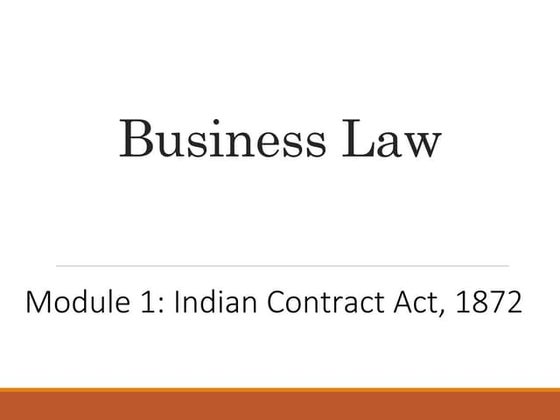 Business law notes of module 1 (sem 2) | DOCX