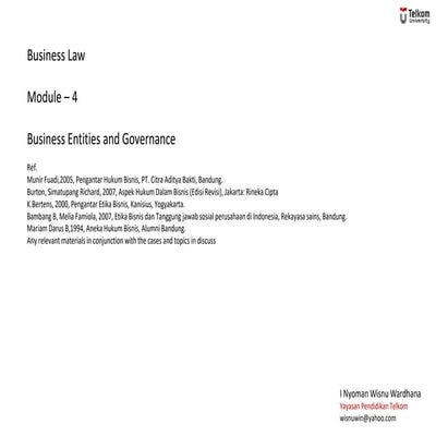 Business law module 4 | PPT