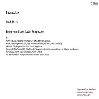 Business law module 5 | PPT