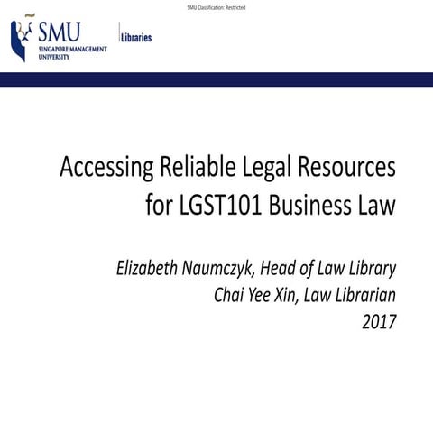 Business law introduction | PPTX