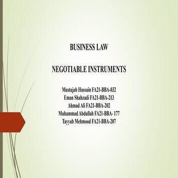 Business Law ppt | PPT