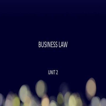 Business law | PPTX