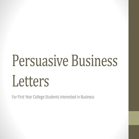 Business Letter - A How To Guide | PPTX