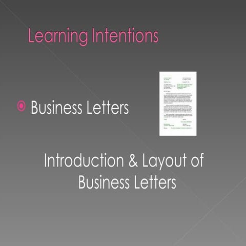 Business Letters | PPT