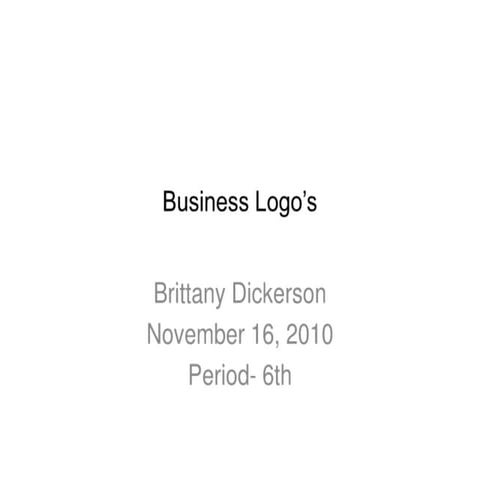 Logo ppt | PDF
