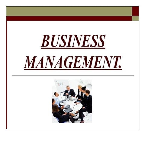 Business management | PPT
