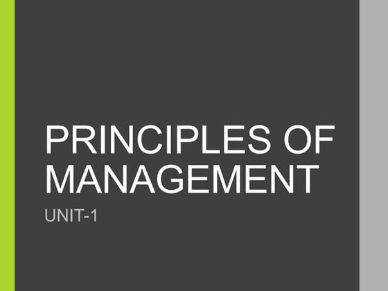 Principles of Management Project CLASS XII | DOCX