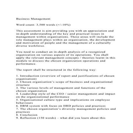 Business ManagementWord count 3,500 words (+-10)This as.docx