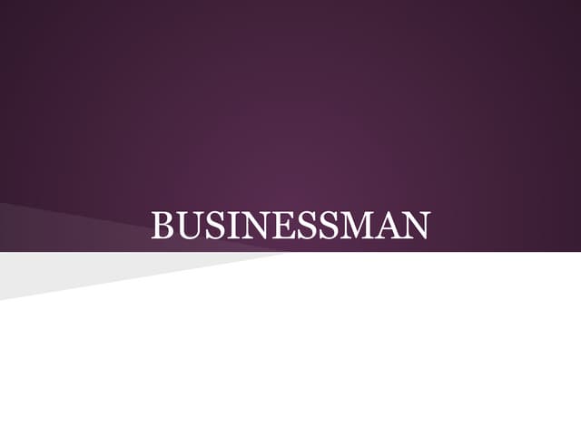 PPT CAREER PLANNING.pdf as businessman | PDF