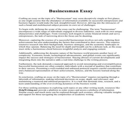 Businessman Essay.pdf