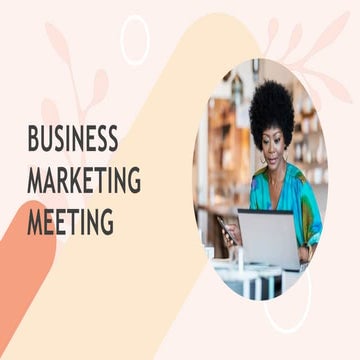 Business Marketing Meeting Presentation 2 | PPTX