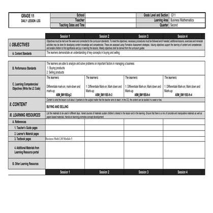 Business Math Daily Lesson Log week 2 and 3for senior high school.pdf