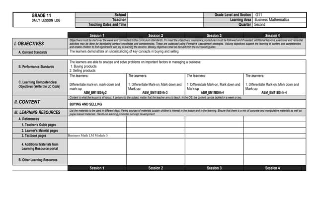 Abm business math cg | PDF