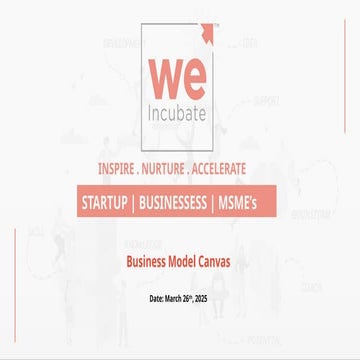 Business_Model_Canvas_ Power point presenation | PPTX