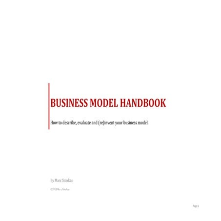 Business Model Handbook | PDF