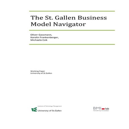 Business model navigator | PDF