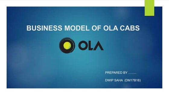 Ola case study | PPT