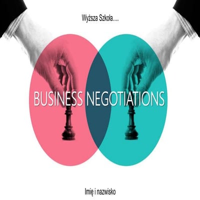 NEGOTIATIONS IN BUSINESS | PPTX