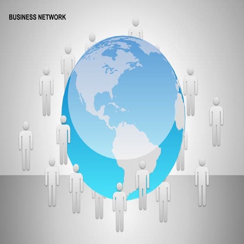 Business Networking Diagram for PowerPoint | PPT