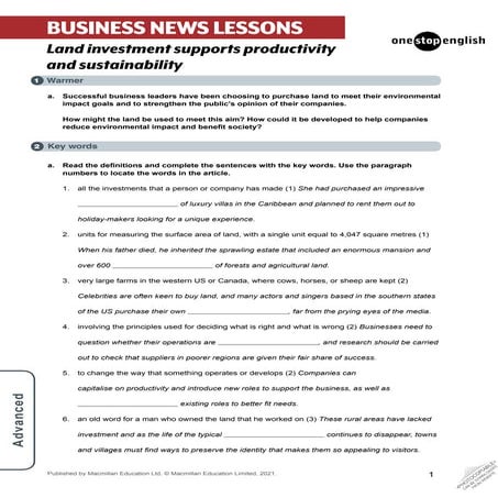 Business News Lesson (Adv) - Farmer Bill .pdf