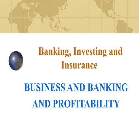 business of banking and finance ppt slide | PPT