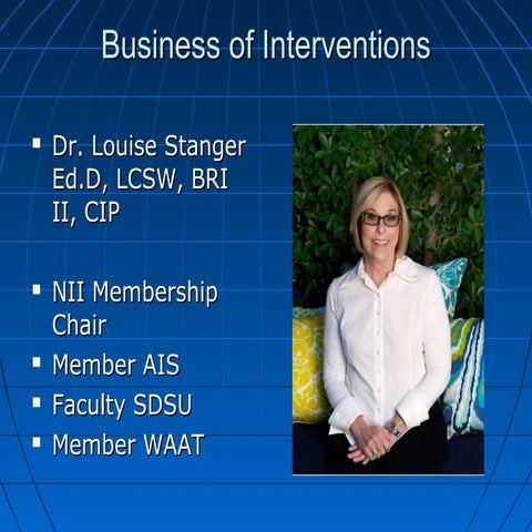 The business of interventions | PPT