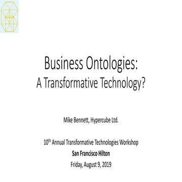 Business ontologies | PPTX