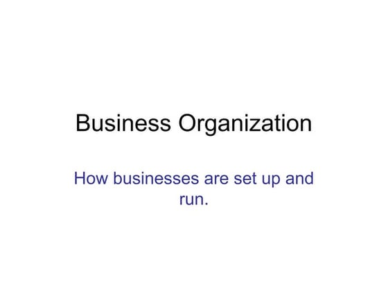 Types of business | PPTX