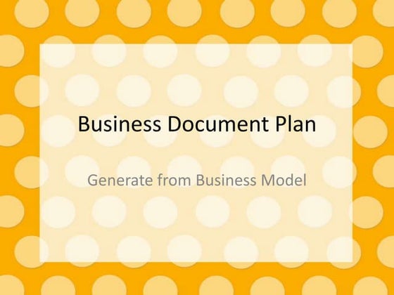 Business Model You | PDF