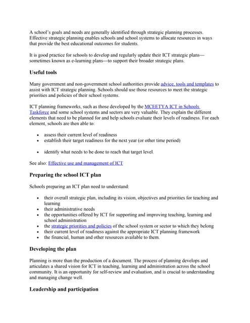 DepED ICT4e Strategic Plan | PPTX
