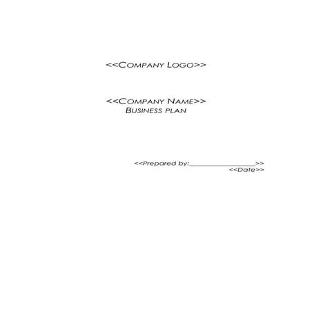 104915100 business-plan-template-professional-business-plan | PDF