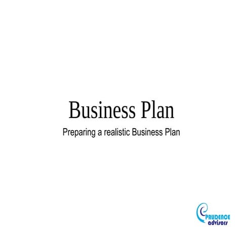 Business plan | PPTX