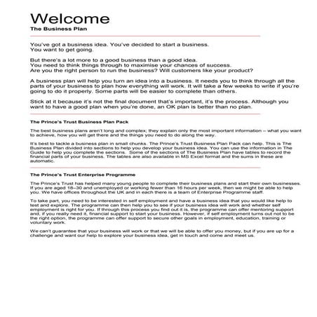 Business Plan Temp | DOC