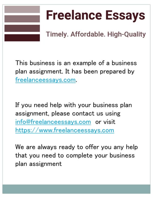 Feasibility Study- Bakery | DOCX