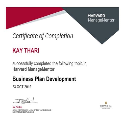 Business plan development | PDF