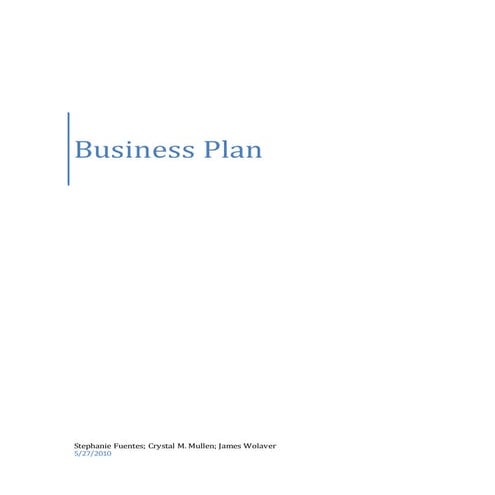 Business Plan FLC | DOCX